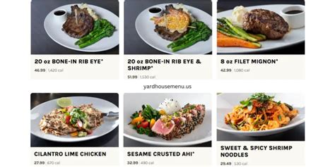 Yard House Menu Prices Promotions And Locations Updated 2024