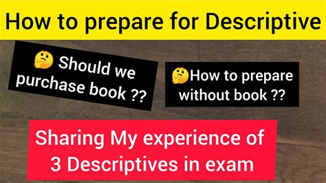 How To Prepare Descriptive Ibps Ibpspo Youtube