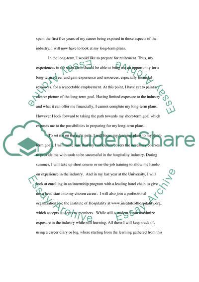 Career Development Assignment Essay Example Topics And Well Written