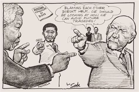 Len Saks Cartoons 1990 1994 Nelson Mandela Foundation