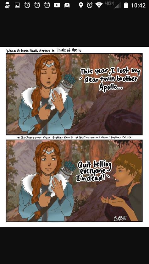 Artemis And Apollolester Apollo Percy Jackson Percy Jackson Comics