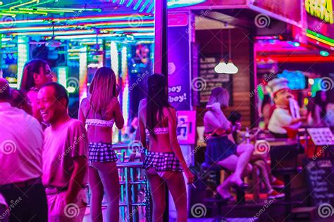 Bangkok Thailand February 21 2017 Tourist Visited Soi Cowboy