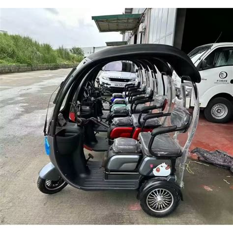 Electric Bike 3 Wheels Tricycles With Roof Electric Scooter