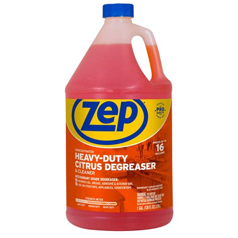 Zep Heavy Duty Citrus Degreaser And Cleaner Removes Grease And Grime