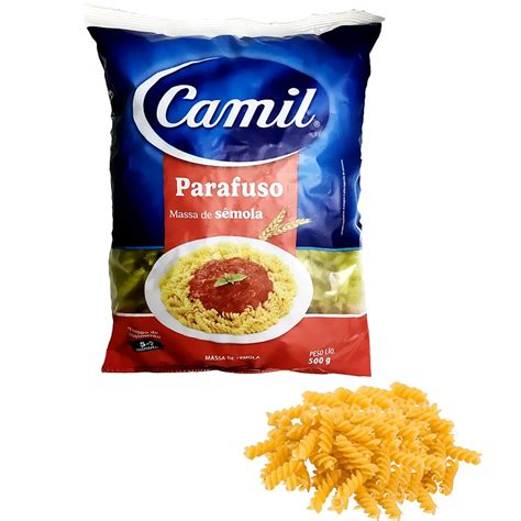 Macarrão Parafuso Fusilli Camil De Sêmola 500g