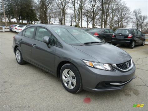 2013 Polished Metal Metallic Honda Civic Lx Sedan 78764365 Gtcarlot