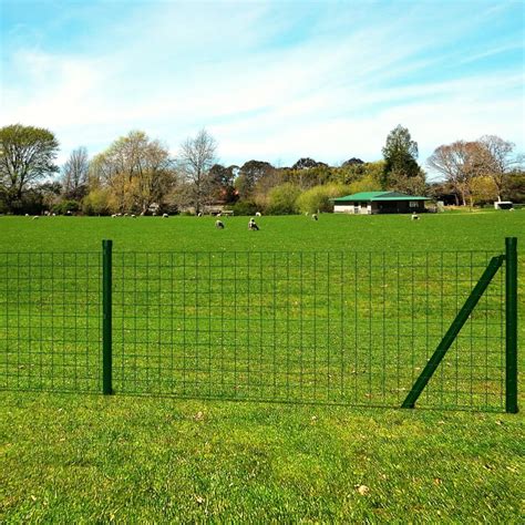 Vidaxl Fence Garden Barrier Fence Metal Fence Wire Mesh Fencing Steel