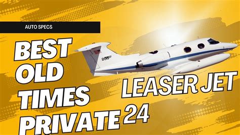 Learjet 24 Inside The Iconic Private Jets Sleek Design And