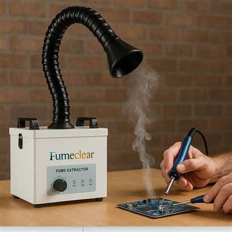 Fumeclear® Fc 100a Solder Fume Extractor 9997 Filtration For Safe