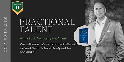 Fractional Talent Event With Larry Kaufman Larry Kaufman