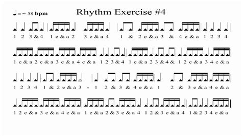 Worksheets Rhythm Patterns