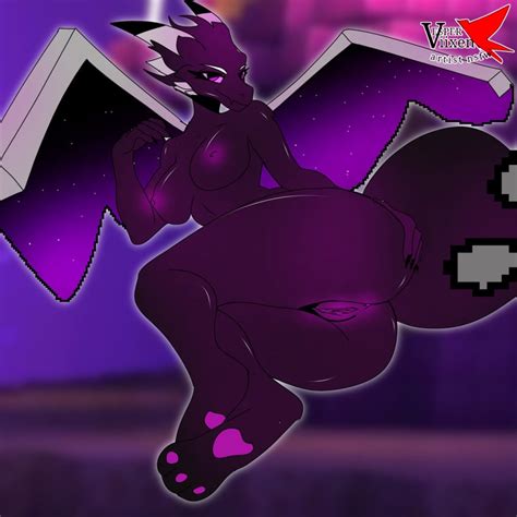 Rule 34 Ass Breasts Butt Dragon Ender Dragon Female Female Only Horn Horns Jean Minecraft