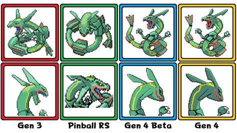 Rayquaza Sprite Pokemon Emerald Rayquaza Sprite Pokemon Rayquaza Gen