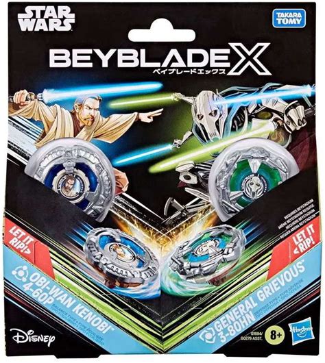 Beyblade X Star Wars Obi Wan Kenobi And General Grievous Multi Pack Set