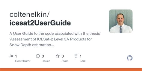 Github Coltenelkinicesat2userguide A User Guide To The Code Associated With The Thesis