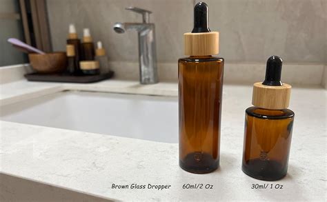 Beeco 2u Frosted Glass Dropper Bottles 60ml2 Oz 6 Pack