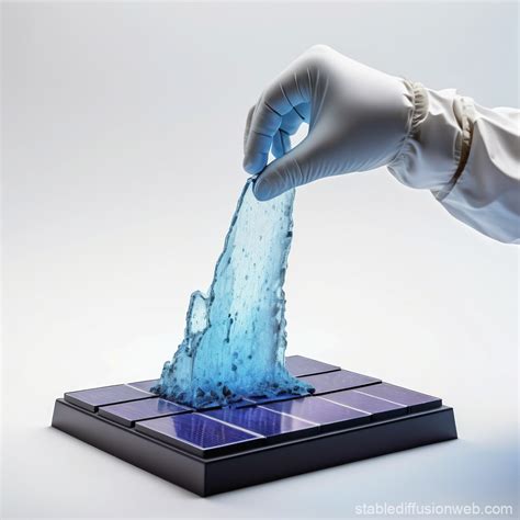 Damaged Solar Cell Exposed To Uv Light Stable Diffusion Online