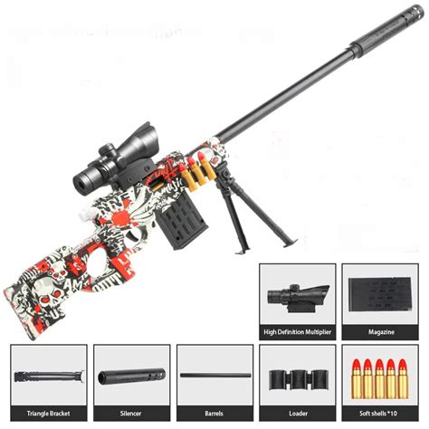Shell Ejection Sniper Rifle Foam Dart Blaster Toys Store