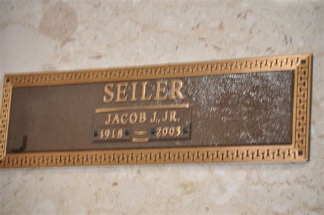 Jacob John Seiler Jr 1919 2003 Find A Grave Memorial