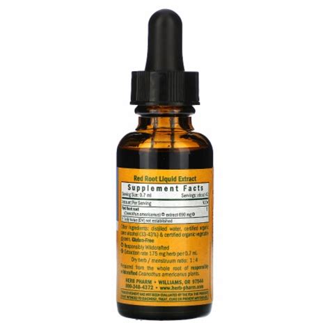 Herb Pharm Red Root 1 Fl Oz 30 Ml 1 Fl Oz Kroger