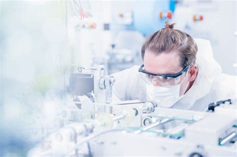 Engineering Scientist Working With Advanced Technology Medical Device