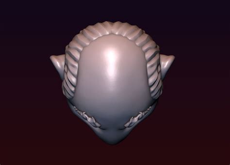 Microcephalic Cartoon Head 3d Model 3d Printable Cgtrader