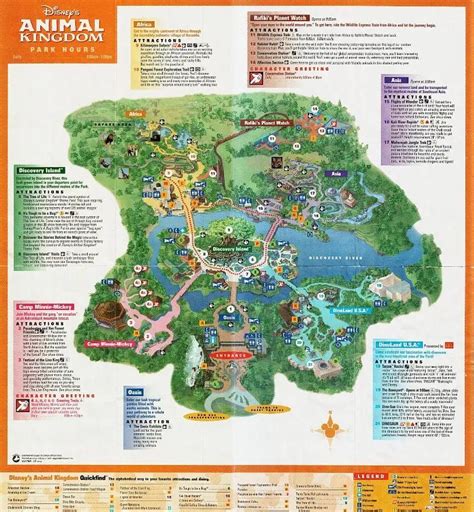 Disney Animal Kingdom Map Artofit