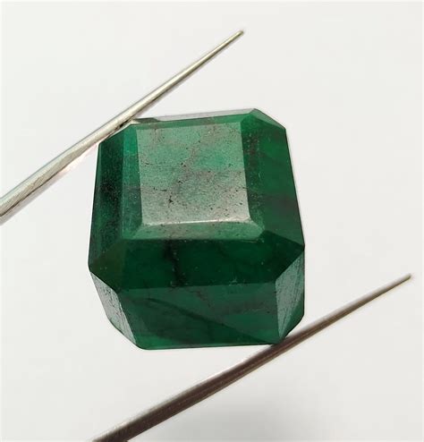 Natural Green Beryl Trapiche Cube Shape Loose Gemstone Etsy