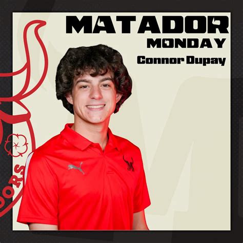 Lubbock Meet This Weeks Matador Monday Intern Connor Head Over To