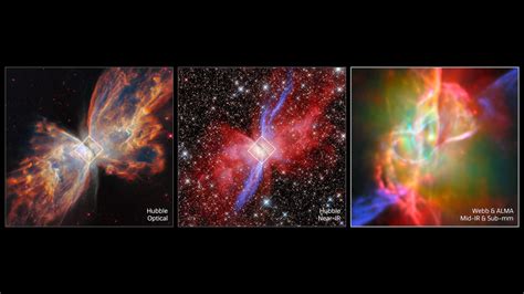 Colorful Space ‘butterfly Glimmers With Planet Making Dust Popular