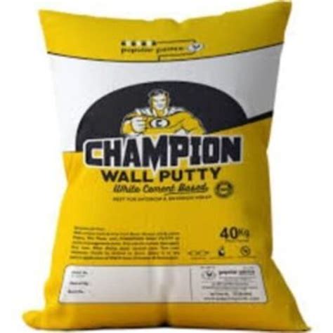 White Champion Wall Putty For Construction At Best Price In Indore