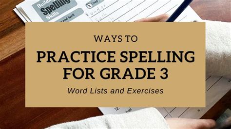 Ways To Practice Spelling For Grade 3 Wildly Anchored Homeschool