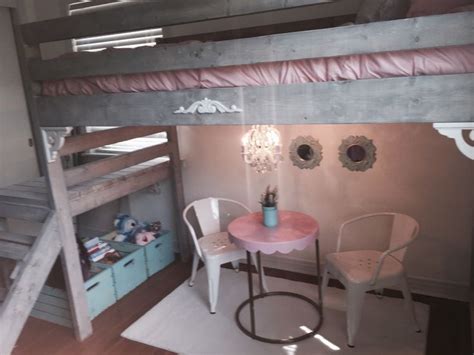 Underneath Addisons Loft Bed