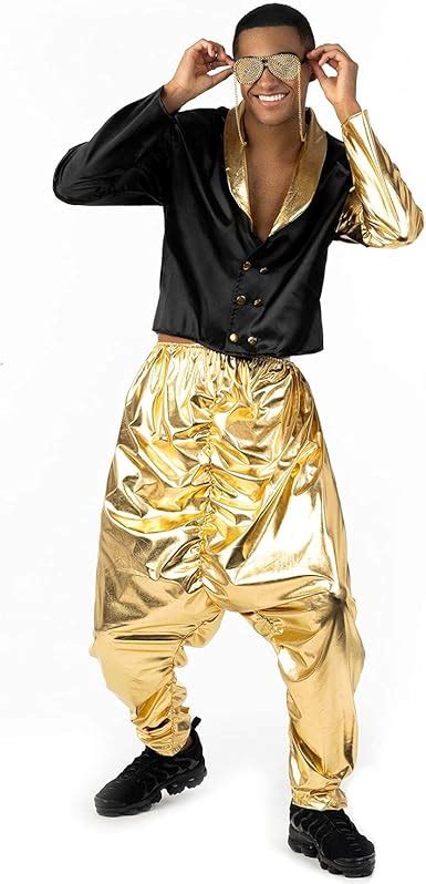 Morph Costumes Mc Hammer Costume 90s Old School Rapper Costume Men With