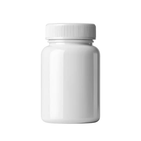 A Clean White Opaque Bottle With A Screw On Cap Ideal For Storage Or
