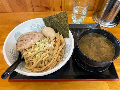 鶏白湯が旨い『地鶏ラーメン赤大屋』の塩つけ麺 空飛ぶわんこ