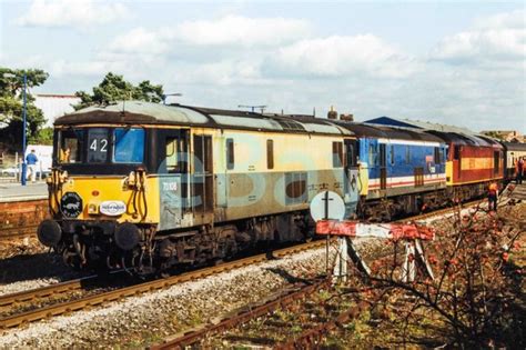 Uk Railway Photograph Of Class 73 Locomotive 73108 Rm73 77 £170