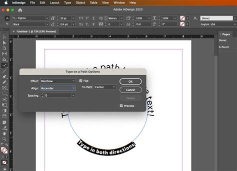 Drawing Curved Lines In Indesign