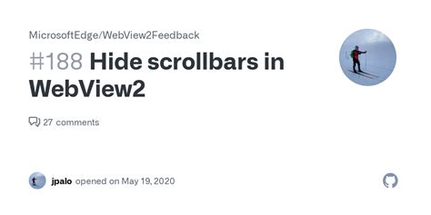 Hide Scrollbars In Webview Issue Microsoftedge Webview Feedback Github