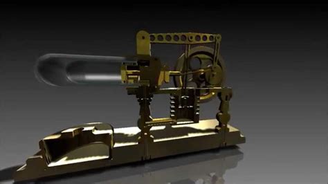 solidwork animation stirling engine youtube