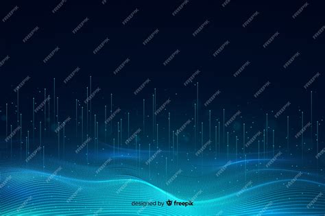 Premium Vector Abstract Technology Particle Background