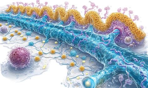 Ai Generated Cellular Visualization Stock Illustration Illustration Of Molecule Biology