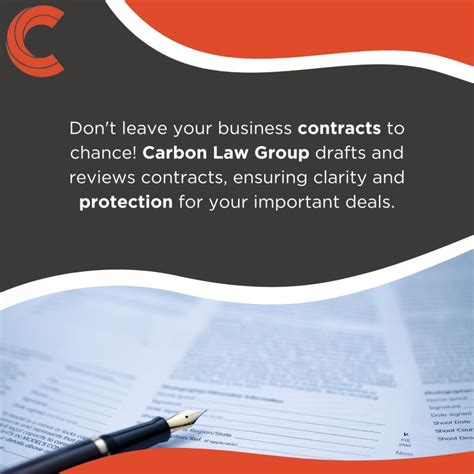 Carbon Law Group Protect Your Business Contracts Carbon Law Group