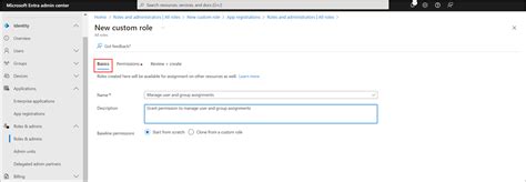 microsoft entra id에서 엔터프라이즈 앱을 관리하기 위한 사용자 지정 역할 만들기 microsoft entra