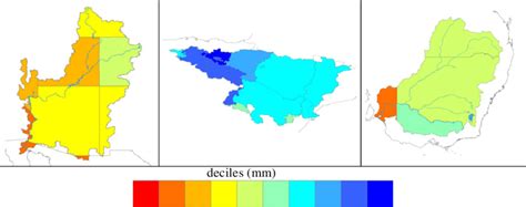 Spatial Variability Of Mean Annual Runoff Mm For Basin State Units