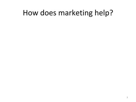 Intro Class Marketing Ppt