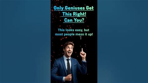 🔥 Only Geniuses Get This Right 🤯 Can You Solve It Shorts Viral