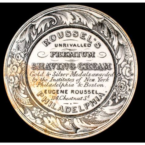 Roussels Philadelphia Shaving Cream Ceramic Lid Ss Central