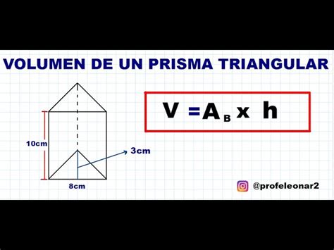 Volumen De Prisma Triangular Prisma Triangular ¿qué Es 5