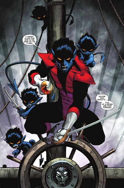 Nightcrawler And The Bamfs By Ed Mcguiness Is There Any Thing Cooler